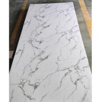 China UV Marble Sheet PVC Marble Board 1220x2400mm Flooring Fireproof B1 Vinyl Flooring for sale