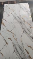 China 1200x2800 Vinyl Flooring UV Marble Sheet PVC Marble Board Wall Panel Flexible Board for sale