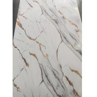 China 1200x2400 High Glossy 2.8mm UV Marble Plastic Sheet PVC Wall Panel Marble Sheet Thickness for sale