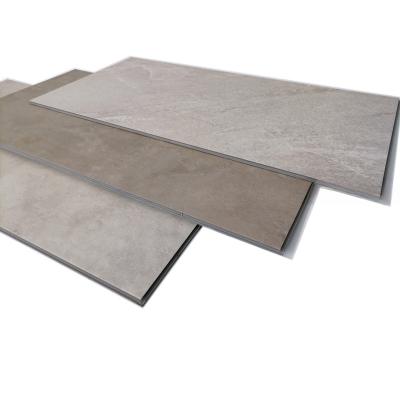 China Waterproof Non-Slip SPC Vinyl Click Lock Shower Wall Panel Floor Tiles for Apartments for sale