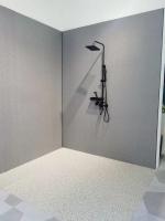 China SPC Shower Wall Panel for Acoustic Slat Decorative WPC Indoor Wall Boards in Bathroom for sale