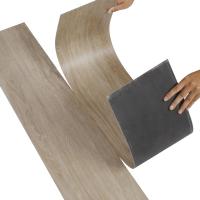 China Modern House Tiles Flooring 8''x48'' Smooth Peel and Stick Self Adhesive Strip Vinyl for sale