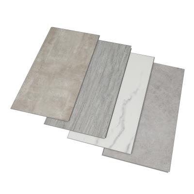 China Rigid Vinyl Flooring with Click System 4.2mm Thick White Marble SPC Lock Floor Tiles for sale