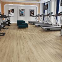 China Simple Color Click Lock SPC Flooring 100% Virgin Material Waterproof 4mm/5mm for Home for sale