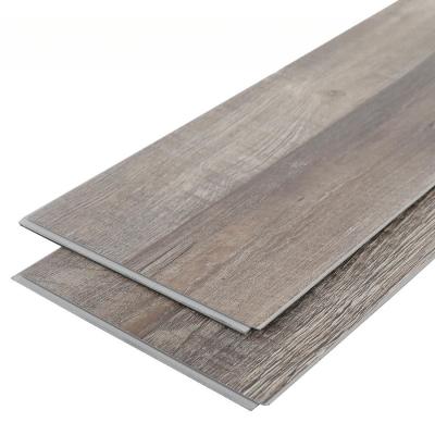 China SPC Plastic Lock Flooring with Unilin Click System and 0.55mm Wear Resistant Surface for sale