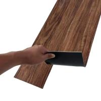 China Self-Adhesive Vinyl Flooring Waterproof and Easy to Install with Wood Grain Design Style for sale