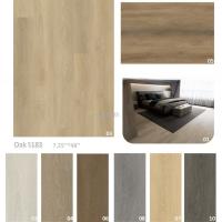 China Hotel Beige Oak SPC/PVC Vinyl Click Flooring with Waterproof Feature 4mm 5mm 6mm for sale
