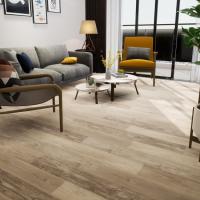 China 4mm 5mm Beige SPC Rigid Core PVC Vinyl Click Protective Laminate Flooring for Indoor for sale
