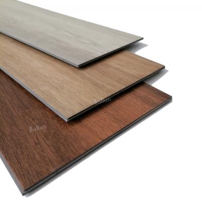 China 8mm SPC Flooring Tiles with Gray Vinyl Click Design UV Coating and Unilin Click System for sale
