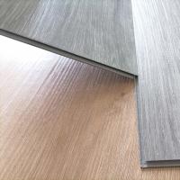 China 8mm SPC Flooring Tiles with Gray Vinyl Click Design UV Coating and Unilin Click System for sale