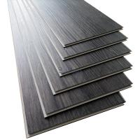China Customized Color SPC Flooring Black Vinyl Wood Plank Waterproof Click 4mm 5mm 6mm for sale