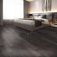 China Customized Color SPC Flooring Black Vinyl Wood Plank Waterproof Click 4mm 5mm 6mm for sale