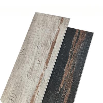 China SPC Flooring Waterproof B1 Fireproof Wood Anchor Glue less UNICLIC Rigid Core Vinyl for sale
