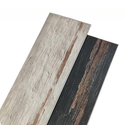 China Home Office Kitchen Bathroom Vinyl Floor Planks with Cork Underlay and Waterproof SPC Wood Grain for sale