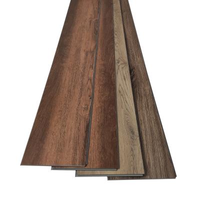 China Handscaped Waterproof Flooring SPC Hybrid Icegrey with Attached Acoustic Underlay for sale