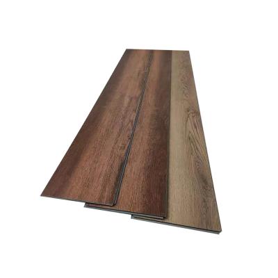 China IXPE/EVA Backing Grey Wood Effect SPC Rigid Click Vinyl Flooring for Commercial Spaces for sale