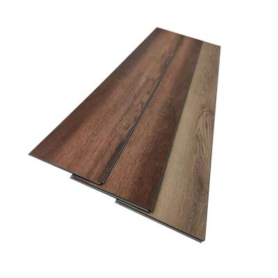 China 6.5mm Spotted Gum SPC Hybrid Floating Flooring B1 Fireproof and Guaranteed Waterproof for sale