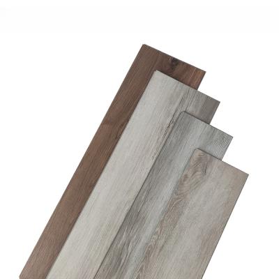 China 7''x48'' Plank Size PVC Stone Powder SPC Vinyl Click Oak Engineered Wood Floor Install for sale