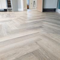 China Customized Thickness 2-8mm Waterproof SPC Herringbone Flooring for Luxury Vinyl Plank for sale