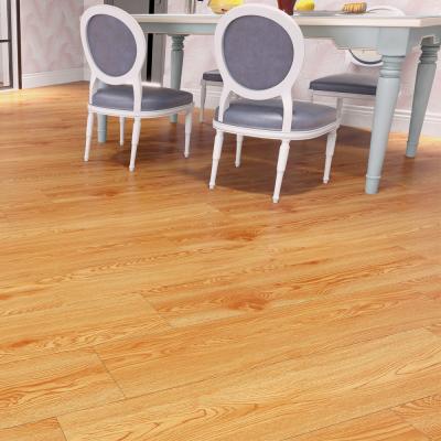 China Handscaped 4mm 5mm Unilin Valinge Oak Wood Veneer SPC Click Tile Floor with IXPE Padding for sale