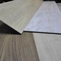 China 4mm SPC Anti Slip Rigid Vinyl Plastic Flooring With Cilck Wood Texture for Bathrooms for sale