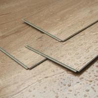 China 4mm SPC Anti Slip Rigid Vinyl Plastic Flooring With Cilck Wood Texture for Bathrooms for sale