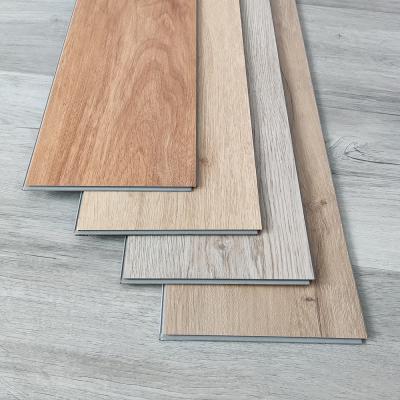 China Handscaped SPC Flooring 4.2mm Eco-Friendly Interlock Click Vinyl Plank in Oak Texture for sale