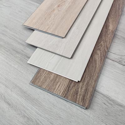 China 9''x48'' Interlocking SPC Flooring Unilin Click Vinyl Plank Waterproof with IXPE Padding for sale