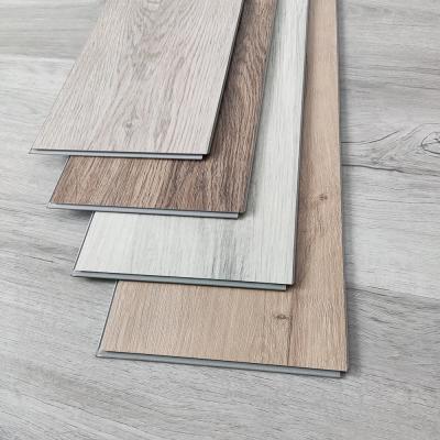 China Waterproof Vinyl Click Tile 4mm 4.2mm Office SPC Flooring with IXPE Padding Waterproof for sale