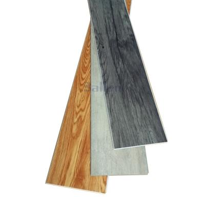 China Customized Wood Grain Finish Vinyl Plank SPC Flooring for Transportation Industry for sale