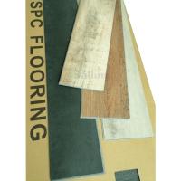 China Raw Material Wood Texture Plastic Flooring SPC LVT Vinyl Plank Tiles IXPE Underlayment for sale