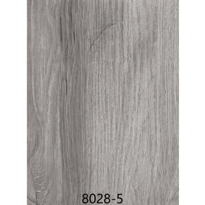 China Handscaped Design Vinyl Flooring Grey Color with UV Coating SPC Plank PVC Material for sale