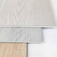 China Handscaped Design Vinyl Flooring Grey Color with UV Coating SPC Plank PVC Material for sale