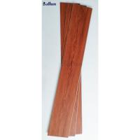 China Red Brown Vinyl Plank Flooring Click Lock Wood Grain Finish Rigid Core Floors Samples for sale