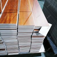 China Red Brown Vinyl Plank Flooring Click Lock Wood Grain Finish Rigid Core Floors Samples for sale