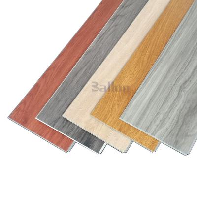 China Waterproof Foam Back Rigid SPC Core Vinyl Flooring Oak Wood Grain Finish for Kitchen for sale