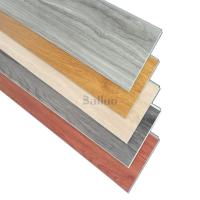 China Waterproof Click Locking Oak Wood Grain Finish Vinyl Flooring for Home Kitchen Office for sale