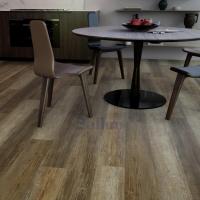 China Waterproof Click Locking Oak Wood Grain Finish Vinyl Flooring for Home Kitchen Office for sale