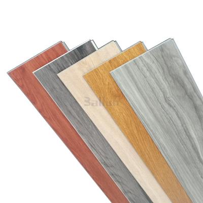 China Click Lock Interlocking Rigid Core Plank 6mm 5mm 4mm Thickness Vinyl Tiles for Home Kitchen Office for sale