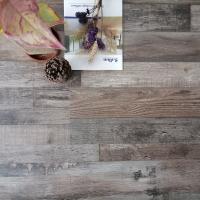China Indoor Unilin Click Lock Dark Brown Color Laminate Flooring with EVA Underlayment for sale