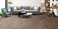 China Customized SPC Herringbone Vinyl Plank Flooring for Waterproof Click Composite Laminate for sale
