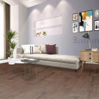 China Easy Installation Unilin Click Lock SPC Hybrid Vinyl Flooring with Cork in Brown Color for sale