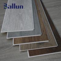 China SPC Flooring Commercial Simple Color Waterproof Rigid Core Click Engineered for sale