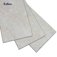 China DIY SPC Flooring Wood Marble or Carpet Customizable 7''x48''/12''x24'' or More Options for sale