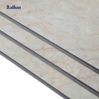 China DIY SPC Flooring Wood Marble or Carpet Customizable 7''x48''/12''x24'' or More Options for sale