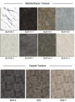 China 7mm 8mm Waterproof Interlock PVC Vinyl Plank Sheet for Stone Marble SPC Flooring Tiles for sale