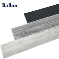 China Luxury Vinyl Flooring 7mm Interlocking Waterproof Wood Grain SPC Flooring with IXPE for sale