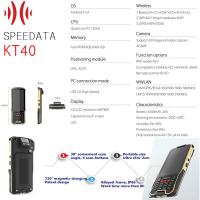 China Rugged Hand Held Android Barcode Scanners PDA For Qr Code Screen Carved Code for sale