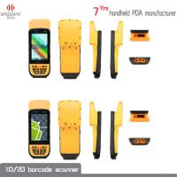 China Wireless Handheld UHF Reader 1Ghz 5MP Camera Orange Windows / Android for sale