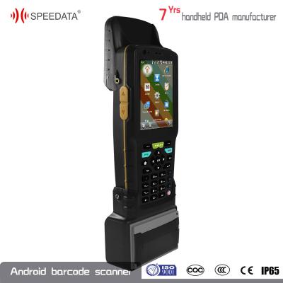 China Windows 6.5'' Portable UHF RFID Reader , Bluetooth WiFi GPS Terminal Printer for sale